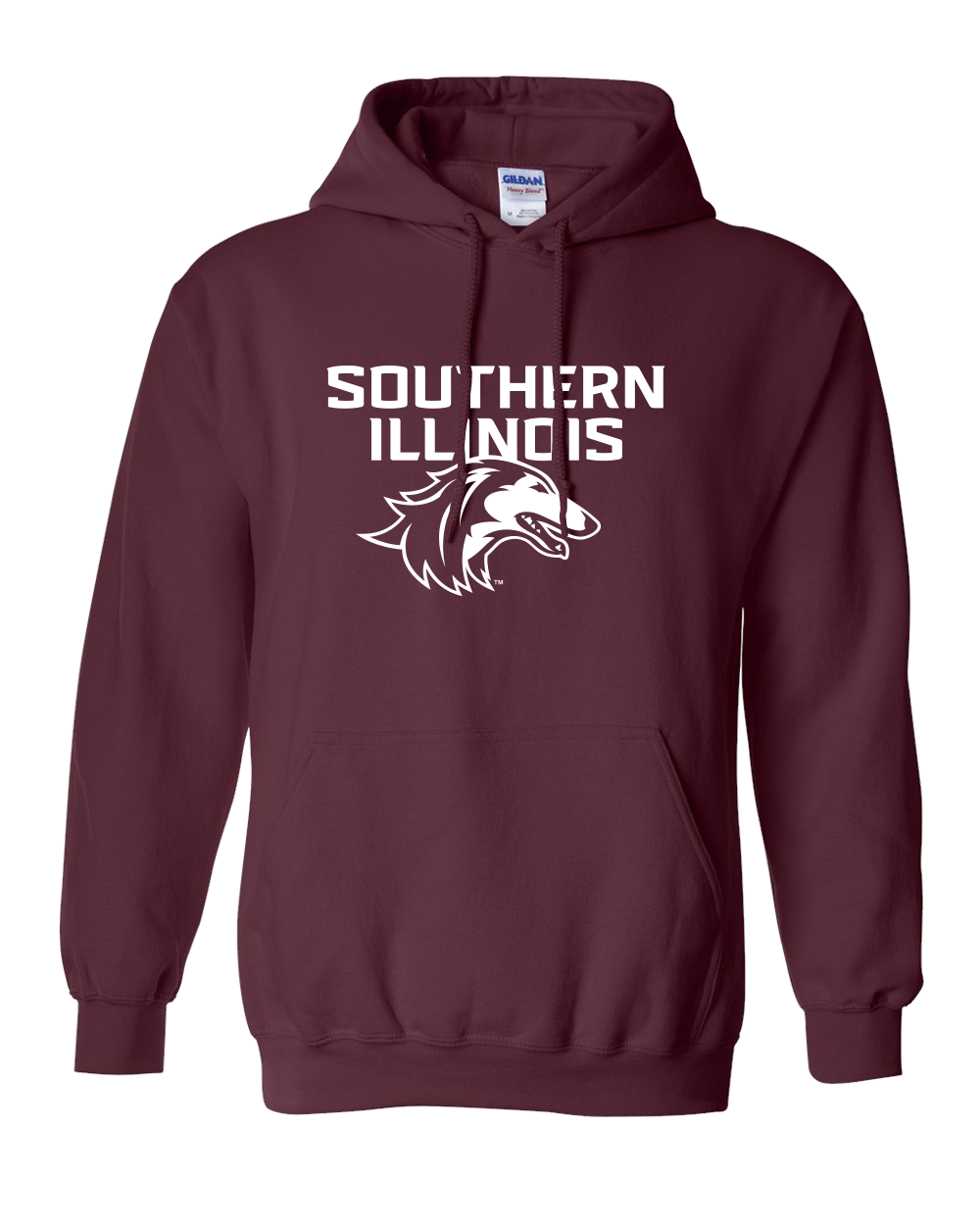 Premium Southern Illinois SIU One Color Logo Hoodie – CollegiateSet