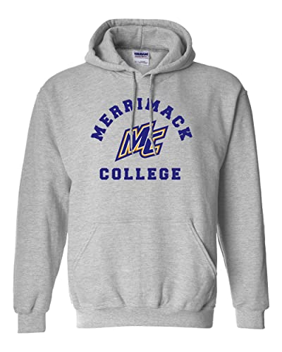Merrimack College Mascot Logo Hooded Sweatshirt – CollegiateSet